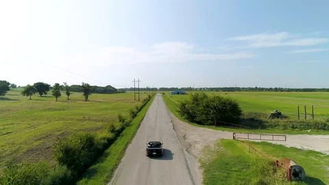 Convertible Aerial Stock Footage ~ Royalty Free Stock Videos | Pond5