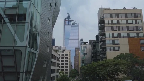 rising and tilting down on north view of... | Stock Video | Pond5