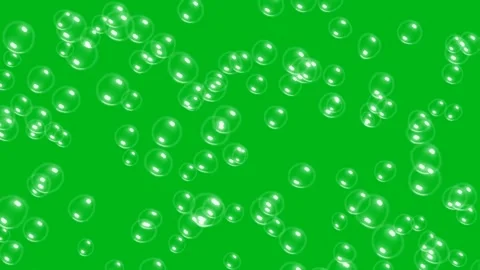 Rising bubbles green screen motion graph... | Stock Video | Pond5