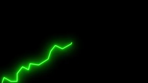 Rising line graph. Successful growth tre... | Stock Video | Pond5