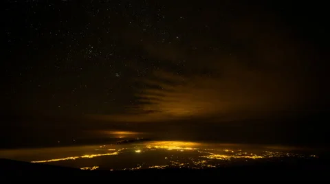 Rising reveal Maui Stars Space Astrophot... | Stock Video | Pond5