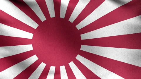 Japan Rising Sun Flags JAPAN RISING SUN SMALL HAND WAVING FLAG 6" X 4"