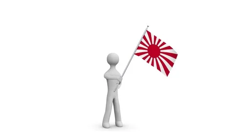 Japanese Rising Flag Stock Videos – Royalty-Free HD & 4K Videos | Pond5