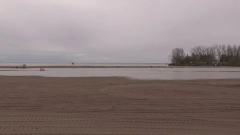 Rising water levels due to climate chang... | Stock Video | Pond5