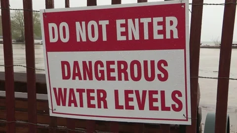 Rising water levels due to climate chang... | Stock Video | Pond5