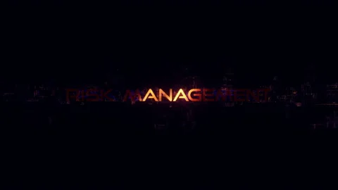 Risk Management glitch text effect cinem... | Stock Video | Pond5