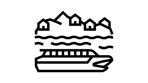 River Cruise Icon Stock Videos – Royalty-Free HD & 4K Videos