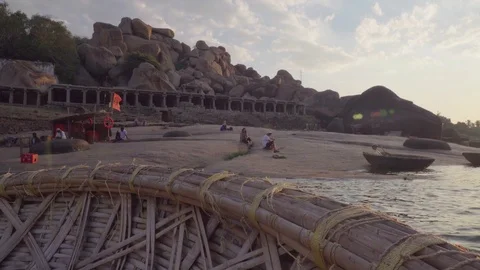 River in an Indian village with destroye... | Stock Video | Pond5