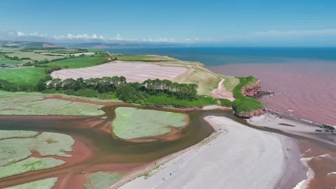 River Otter Estuary Nature Reserve from ... | Stock Video | Pond5