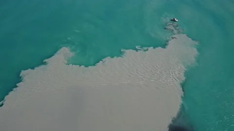 river water mixes with the water of the ... | Stock Video | Pond5