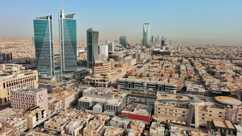Riyadh: Aerial view of capital city of S... | Stock Video | Pond5