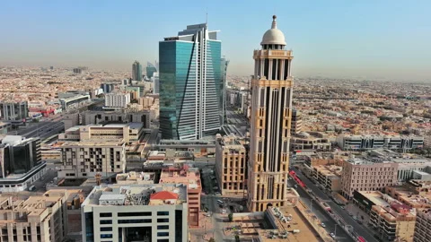 Riyadh: Aerial view of capital city of S... | Stock Video | Pond5
