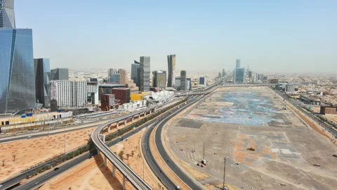 Riyadh: Aerial view of capital city of S... | Stock Video | Pond5