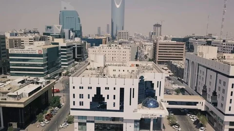 Drone Riyadh Saudi Arabia Stock Video Footage | Royalty Free Drone ...