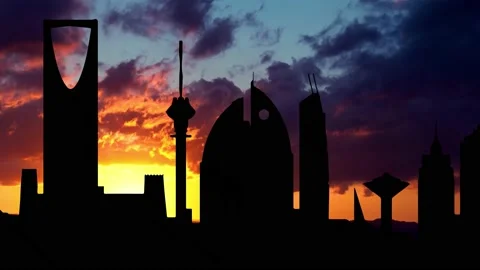 Riyadh Sunset Stock Footage ~ Royalty Free Stock Videos | Pond5