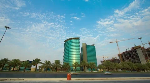Riyadh King abdullah economic city - Sau... | Stock Video | Pond5
