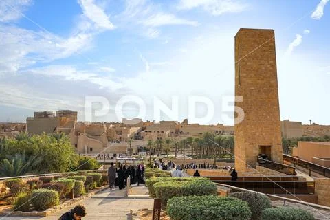 Riyadh Saudi Arabia - Al Diriyah old capital . Diriyah ruins ~ Premium ...