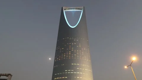 Kingdom Tower Saudi Arabia Stock Video Footage | Royalty Free Kingdom ...