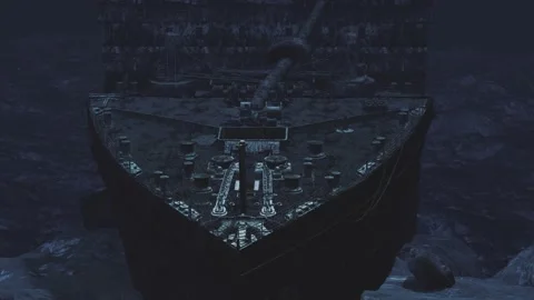 Rms Titanic Wreck Bow New 3D Titanic Scan Video 360 Of The Bow #fyp