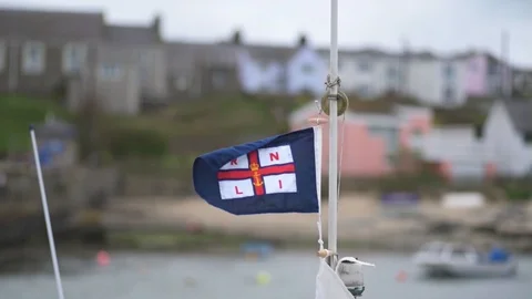 RNLI Flag | Stock Video | Pond5