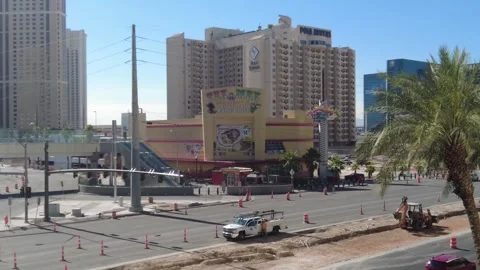 Road Construction In Front Of Polo Tower... | Stock Video | Pond5