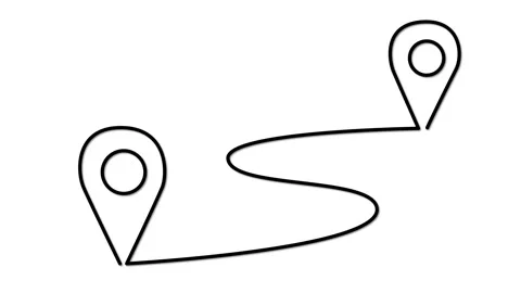 Location Drawing Stock Footage ~ Royalty Free Stock Videos | Pond5