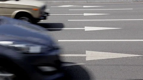 Street Markings Stock Footage ~ Royalty Free Stock Videos | Pond5