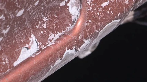 Road salt on vehicle causing rust and co... | Stock Video | Pond5