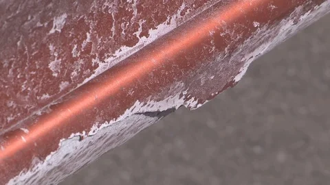 Road salt on vehicle causing rust and co... | Stock Video | Pond5