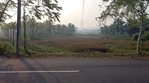 Road side view of kerala village | Stock Video | Pond5