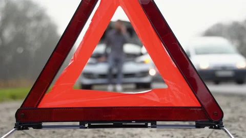 Car Triangle Stock Video Footage | Royalty Free Car Triangle Videos | Pond5