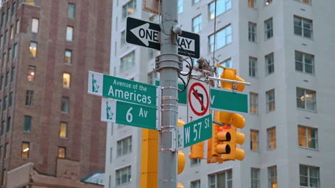 Road Signs Usa Stock Videos – Royalty-Free HD & 4K Videos