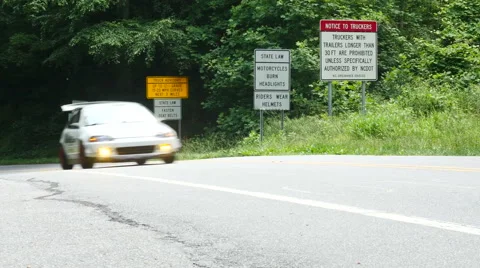 Road Signs Warning Stock Footage ~ Royalty Free Stock Videos | Pond5