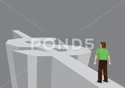Road to Wealth Cartoon Vector Illustration ~ Clip Art #113845223