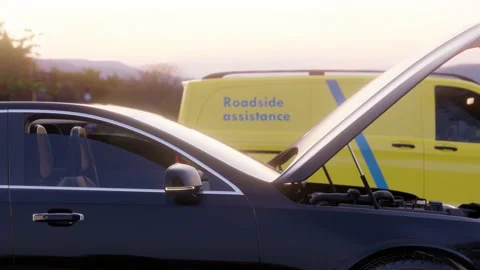 Roadside Assistance Stock Footage ~ Royalty Free Stock Videos | Pond5