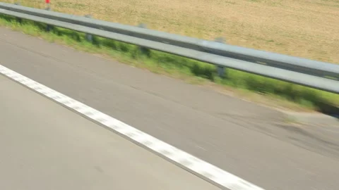 roadside view, asphalt road and landscap... | Stock Video | Pond5