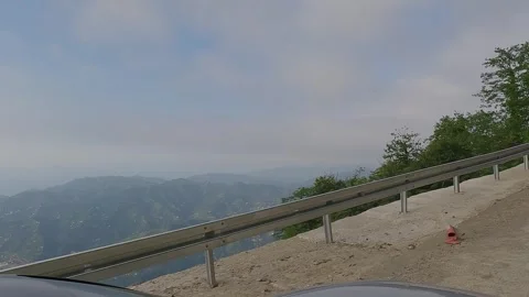 Roadside view, road and cityscape, view ... | Stock Video | Pond5