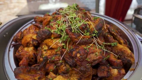 Roasted Chicken - Kenyan food. African f... | Stock Video | Pond5