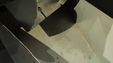 Roasted coffee beans fall into discharge... | Stock Video | Pond5