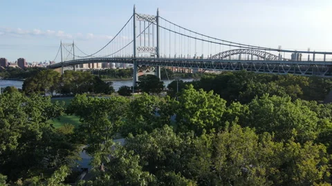 Robert F. Kennedy Bridge - Aerial Shot -... | Stock Video | Pond5