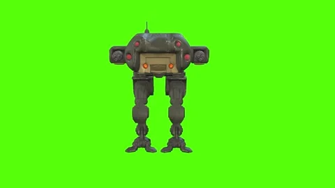 Robot activating Green Screen Animation ... | Stock Video | Pond5