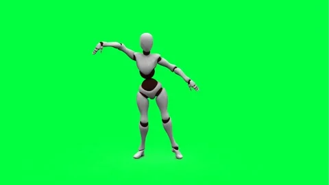 Robot Dance Green Screen Stock Videos – Royalty-Free HD & 4K Videos