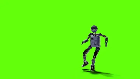 robot dancing transparent background for... | Stock Video | Pond5