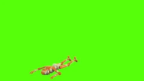 Robot Death Animation in 4k | Stock Video | Pond5