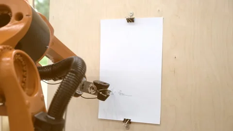 Robot Line Drawing Stock Video Footage | Royalty Free Robot Line Drawing Videos | Pond5