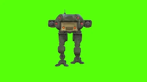 Green Screen Robot Stock Video Footage | Royalty Free Green Screen ...
