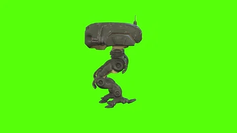 Robot Getting Hit Green Screen Animation... | Stock Video | Pond5