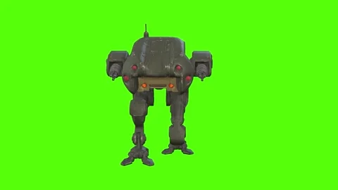 Green Screen Robot Stock Video Footage | Royalty Free Green Screen ...