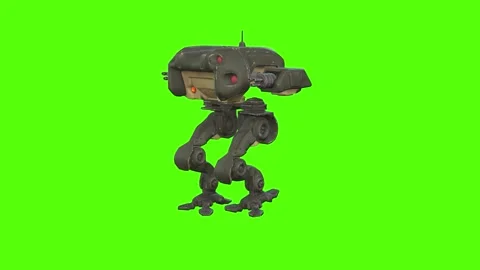 Green Screen Robot Stock Video Footage | Royalty Free Green Screen ...