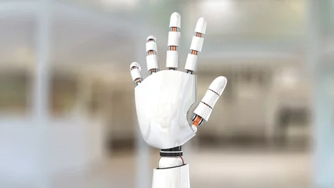 Robot Hand 360 Degree Spin of Clinching ... | Stock Video | Pond5